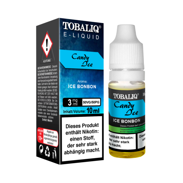 TOBALIQ E-Liquid – 3mg Nikotin – Candy Ice - Premium24 GmbH