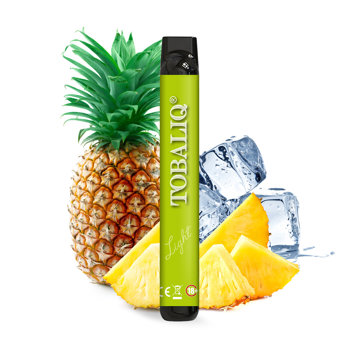 TobaliQ E-Shisha 600Puffs – 10mg Nikotin – Pineapple Ice - Premium24 GmbH